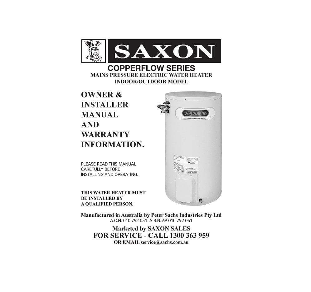 Saxon Copper Flow 140L Supplied and Fitted Replacement Options – JR Gas ...